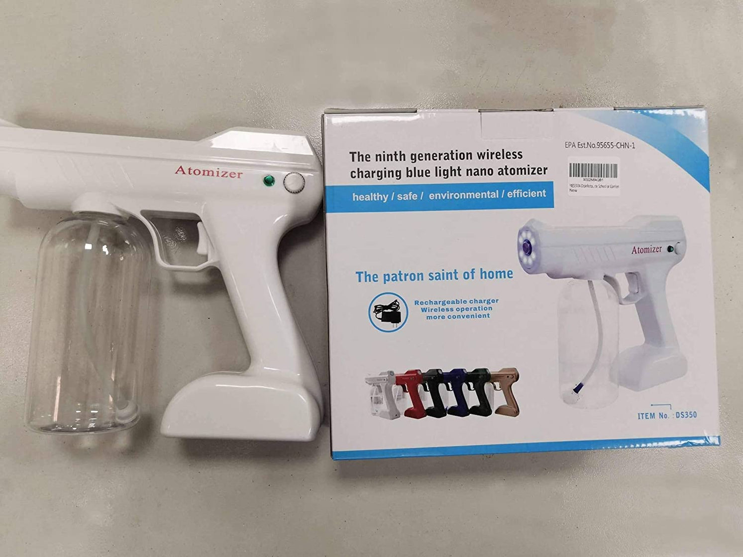 Wireless Disinfectant Fogger Machine, Portable Atomizer Sanitizing wit ...